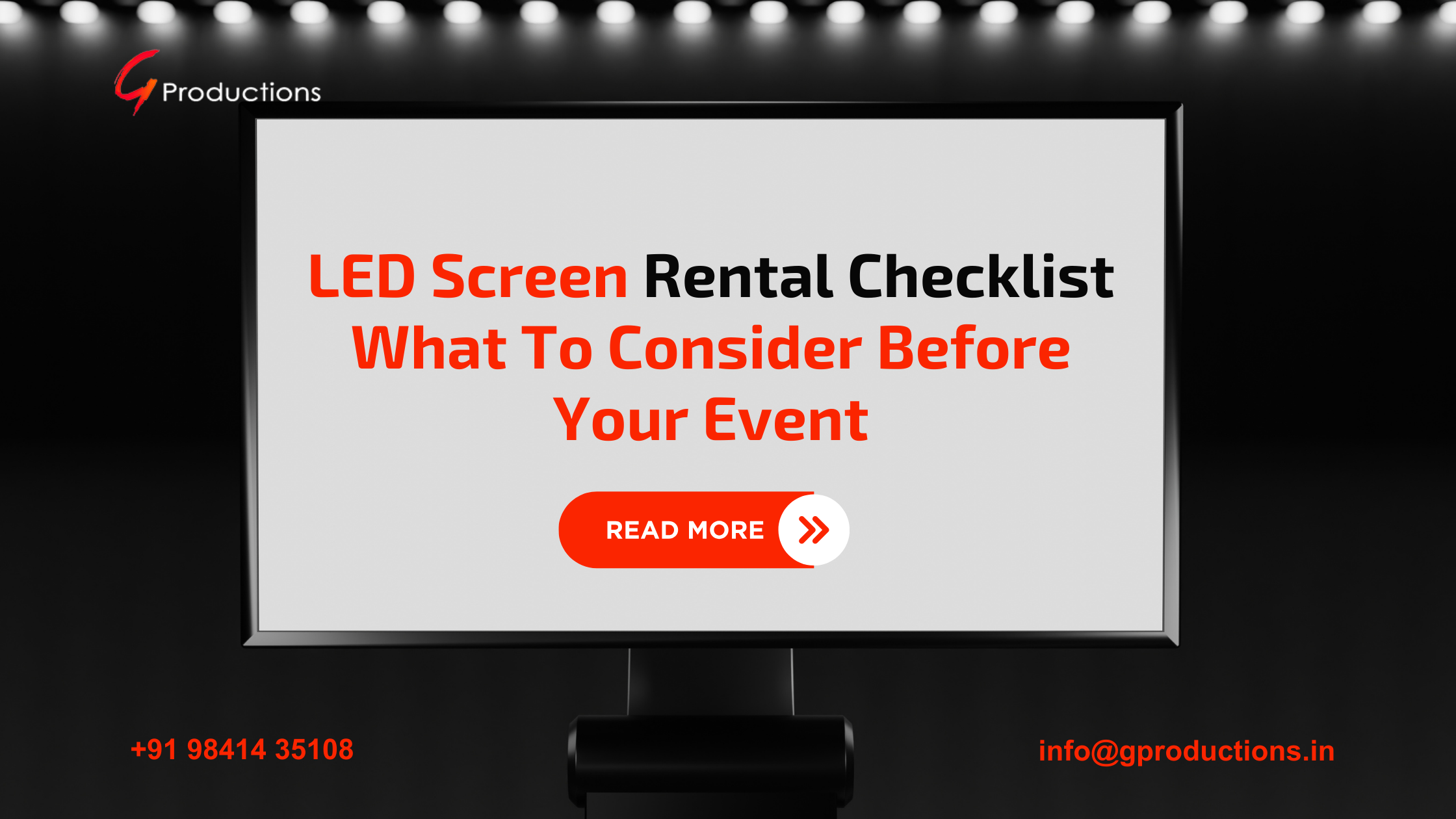 LED Screen Rental Checklist: What to Consider Before Your Event ...