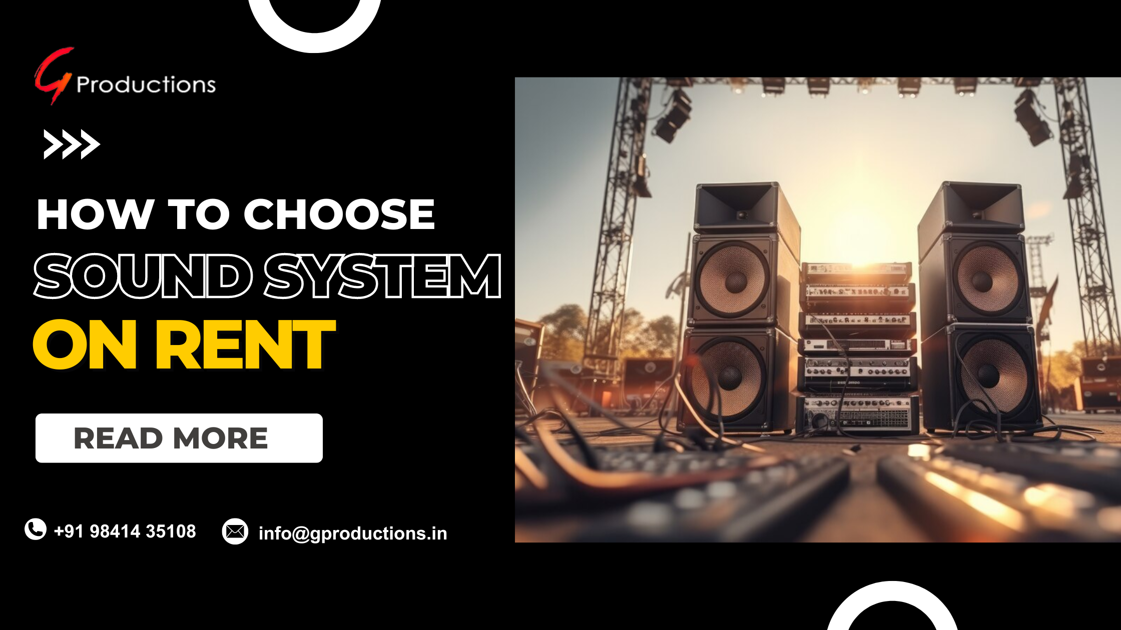 How to Choose Sound System on Rent for Wedding