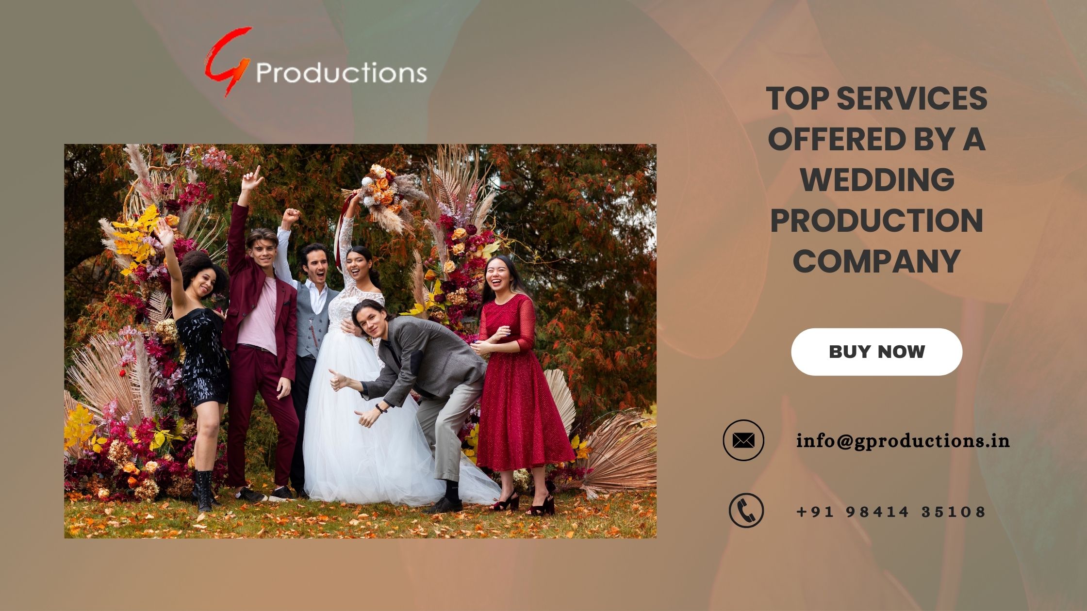 Top Services Offered by a Wedding Production Company